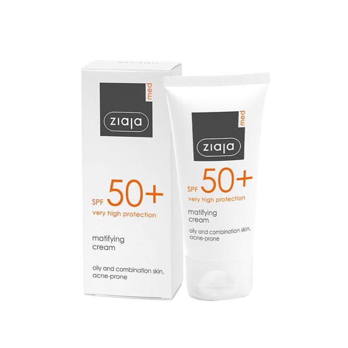 Ziaja Med Matirajuća Krema za Lice SPF50+ – noar.rs